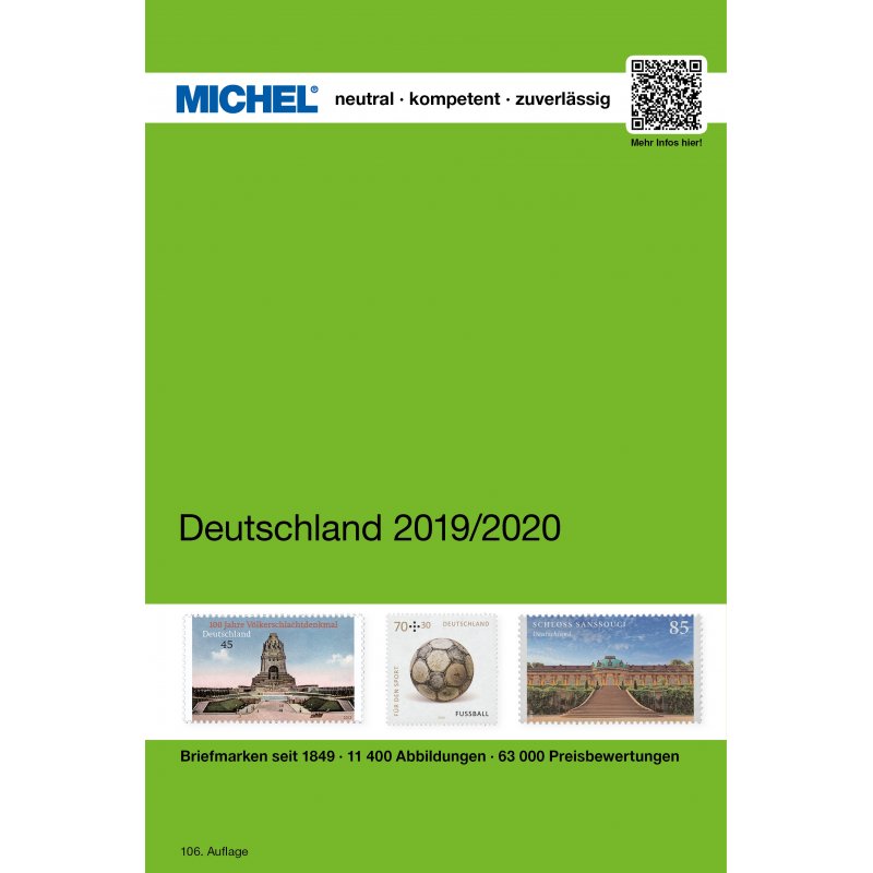 Der MICHEL-Deutschland-Katalog 2019/2020 ist in der Auslieferung