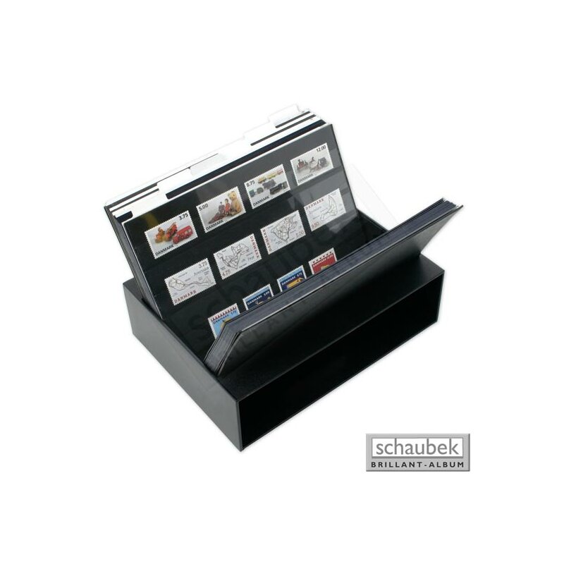 storage box for stock cards including 30 assorted stock cards, 38,88