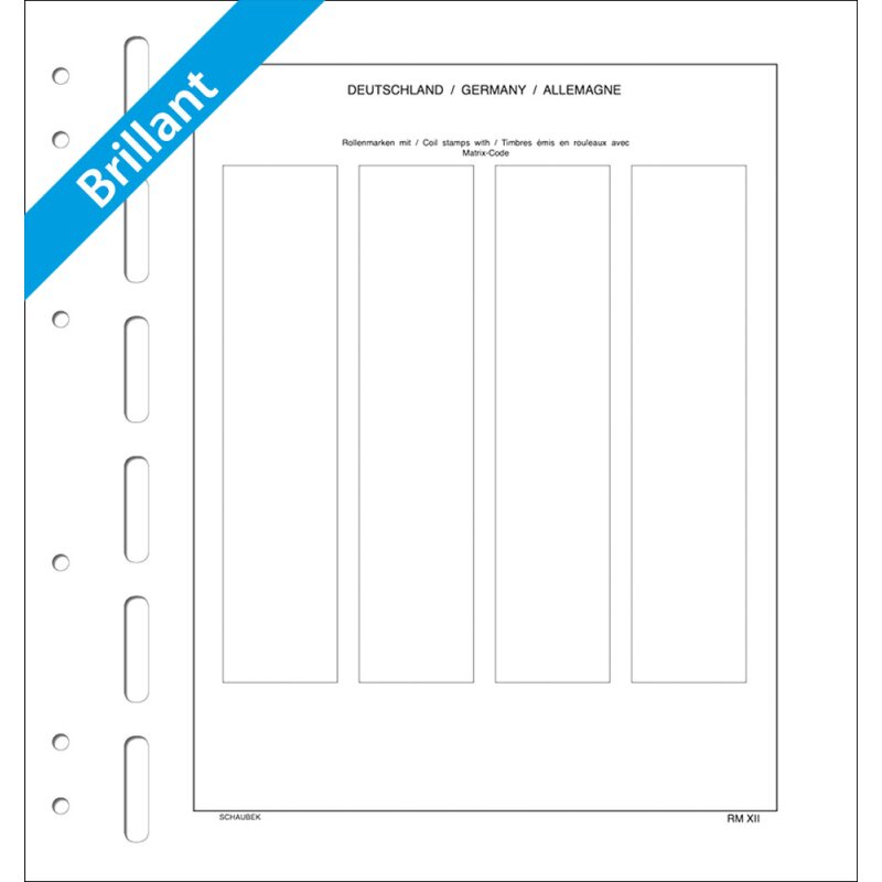 Rollenmarkenblätter "Welt der Briefmarken" - Deutschland, 13,28